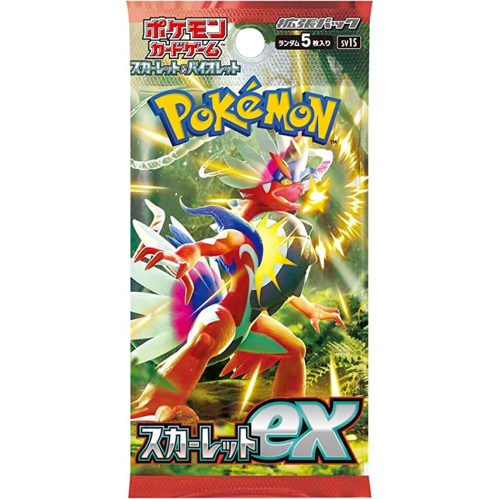 Sv1s Scarlet Ex Booster Box Japanese Pokemon Card Fuji Card Shop