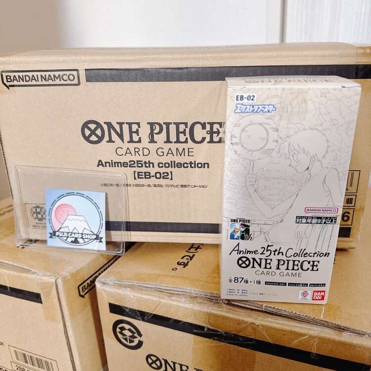 EB-02 Anime 25th collection Booster Box Japanese ONE PIECE CARD - Fuji ...