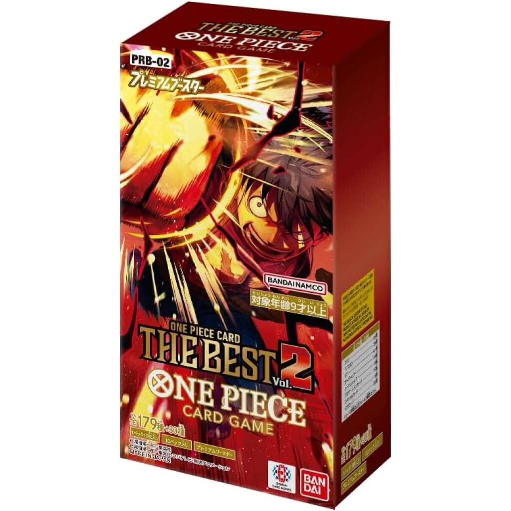 PRB-01 ONE PIECE CARD THE BEST Sealed Case (10 boxes) Japanese ONE ...